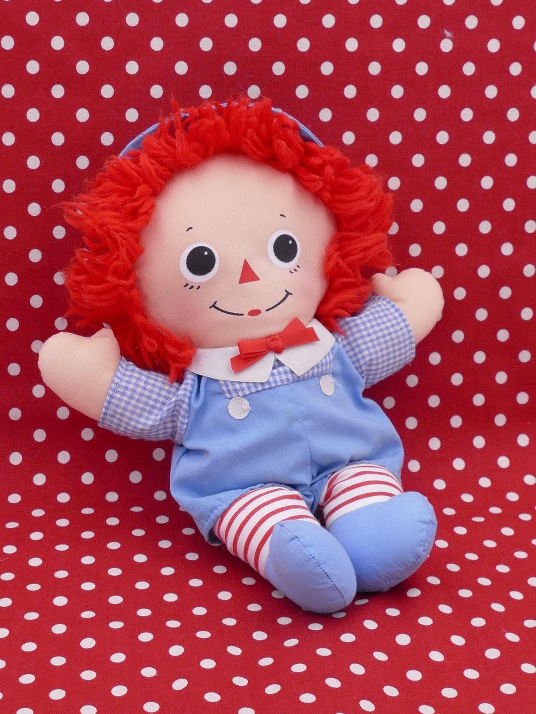 Raggedy Ann Andy Pandy Rag Doll 1980's - Etsy