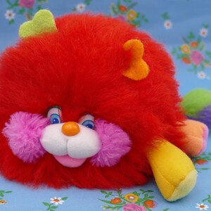 1986 Red Puffling Popple Original Popple Series Mattel - Etsy