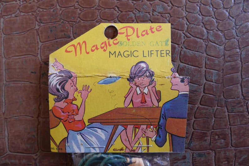 1950's Magic Tricks Pranks Gag Magic Plate Lifter Original - Etsy