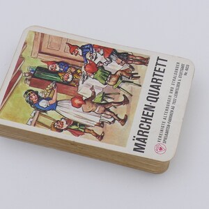 1950's Marchen-quartett Fairytale Quartett Playing Cards German - Etsy