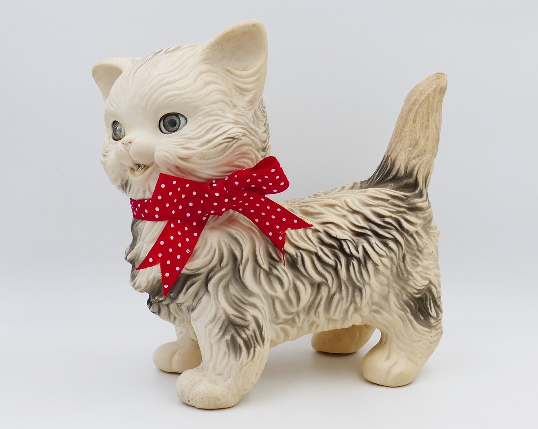 1960's Edward Mobley Type Large Rubber Cat Squeaky Rubber Toy - Etsy