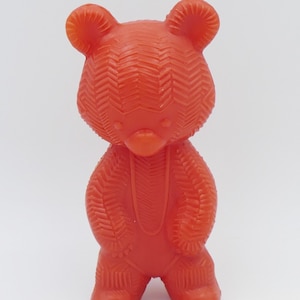 Pair of Vintage Hard Plastic Teddy Bear Figurines - Etsy