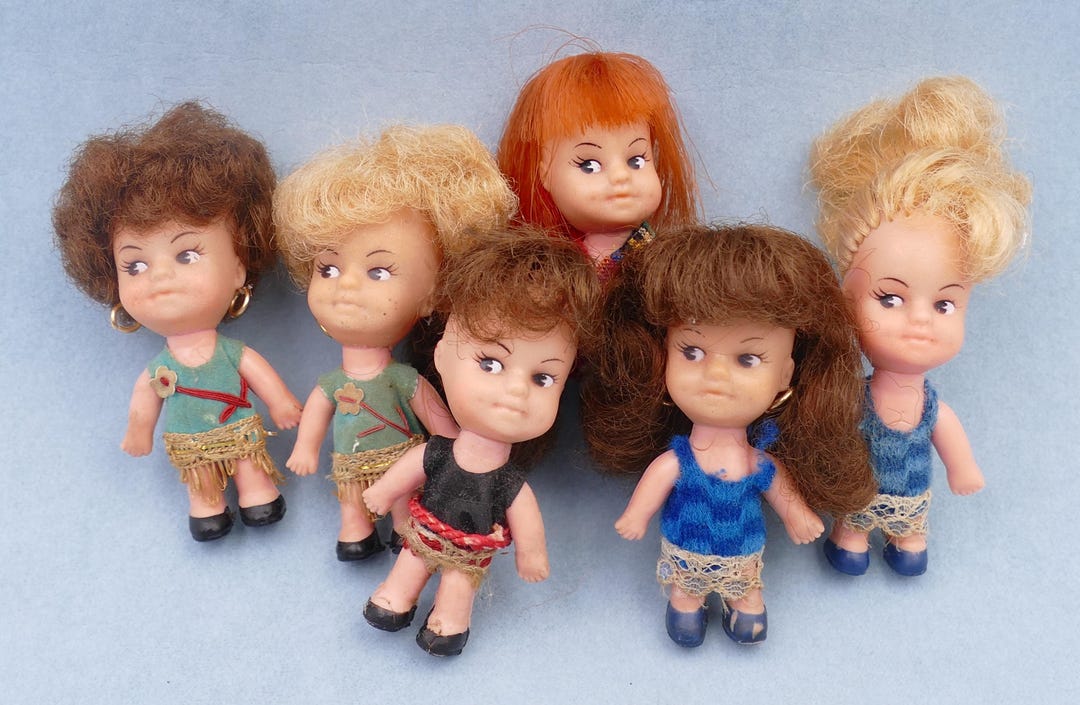Lot of Six 1960's Liddle Kiddle Storykin CLONE Dolls Hong Kong - Etsy