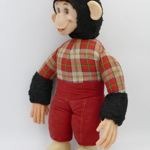 Rushton Zippy Type Rubber Face Monkey Chimp Soft Toy 1950's - Etsy