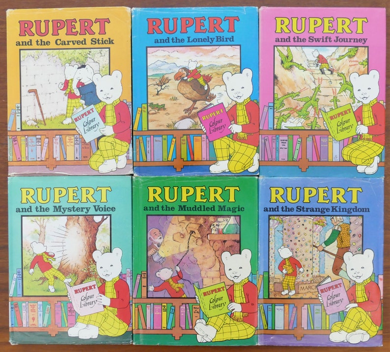 1977 Rupert the Bear Children's Book Rupert and the | Etsy