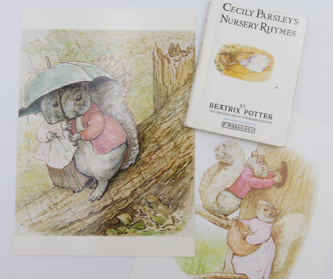 Vintage Beatrix Potter Miniature Book Postcards Collectibles - Etsy
