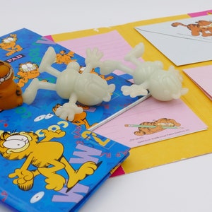 Garfield 1980's Novelty Toys Collectibles Stationary Pencil Topper - Etsy