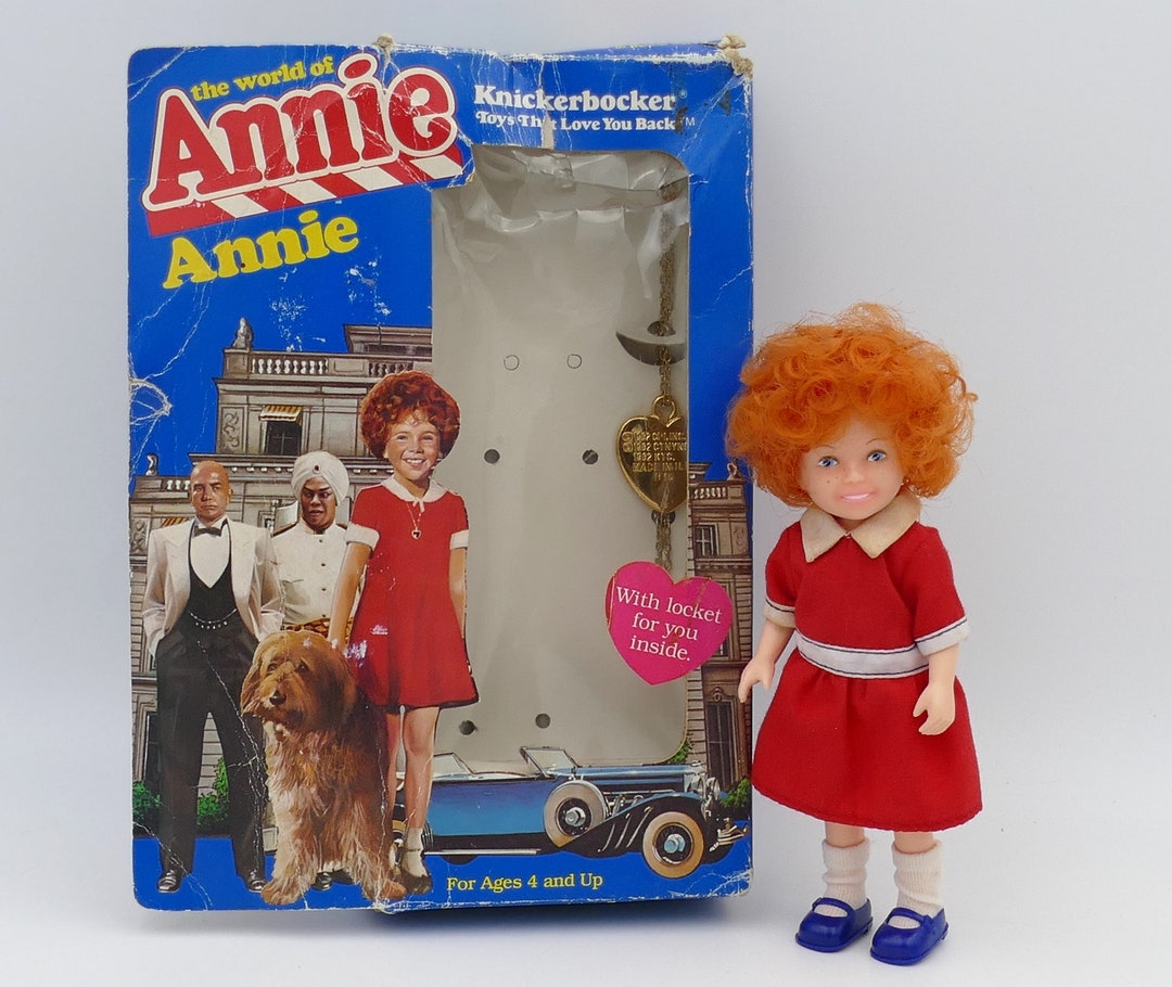Vintage 1982 Knickerbocker the World of Annie Movie Annie Doll Original ...