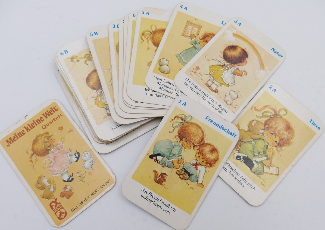 1970's Vintage German Meine Kleine Welt My Little World Quartett Card ...
