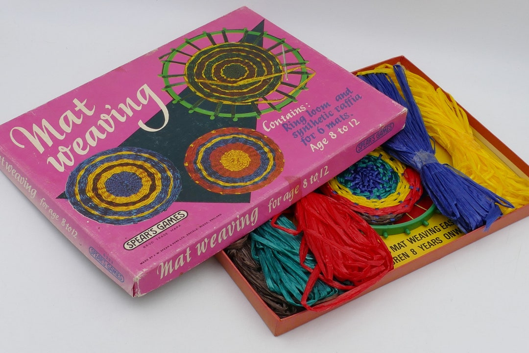 Vintage 1960's Matt Weaving Craft Activity Set Original Box Spear's ...