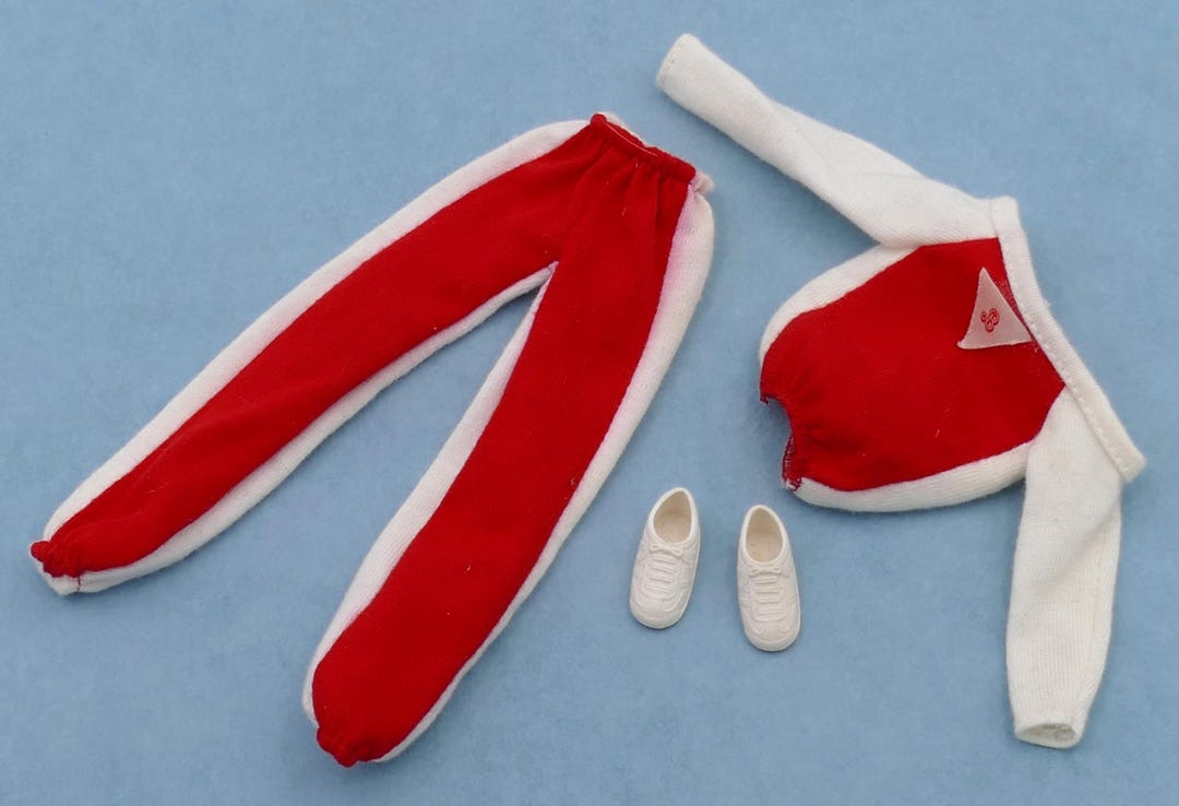1984 Original Mattel Barbie Fashion Doll Clothing Track Suit #7913 - Etsy