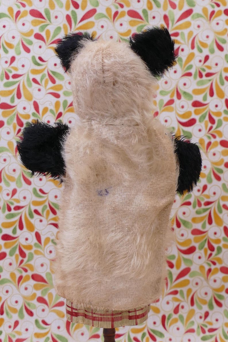 Vintage 1950's Mohair Sooty and Soo Panda Bear Hand Puppets Chad Valley ...