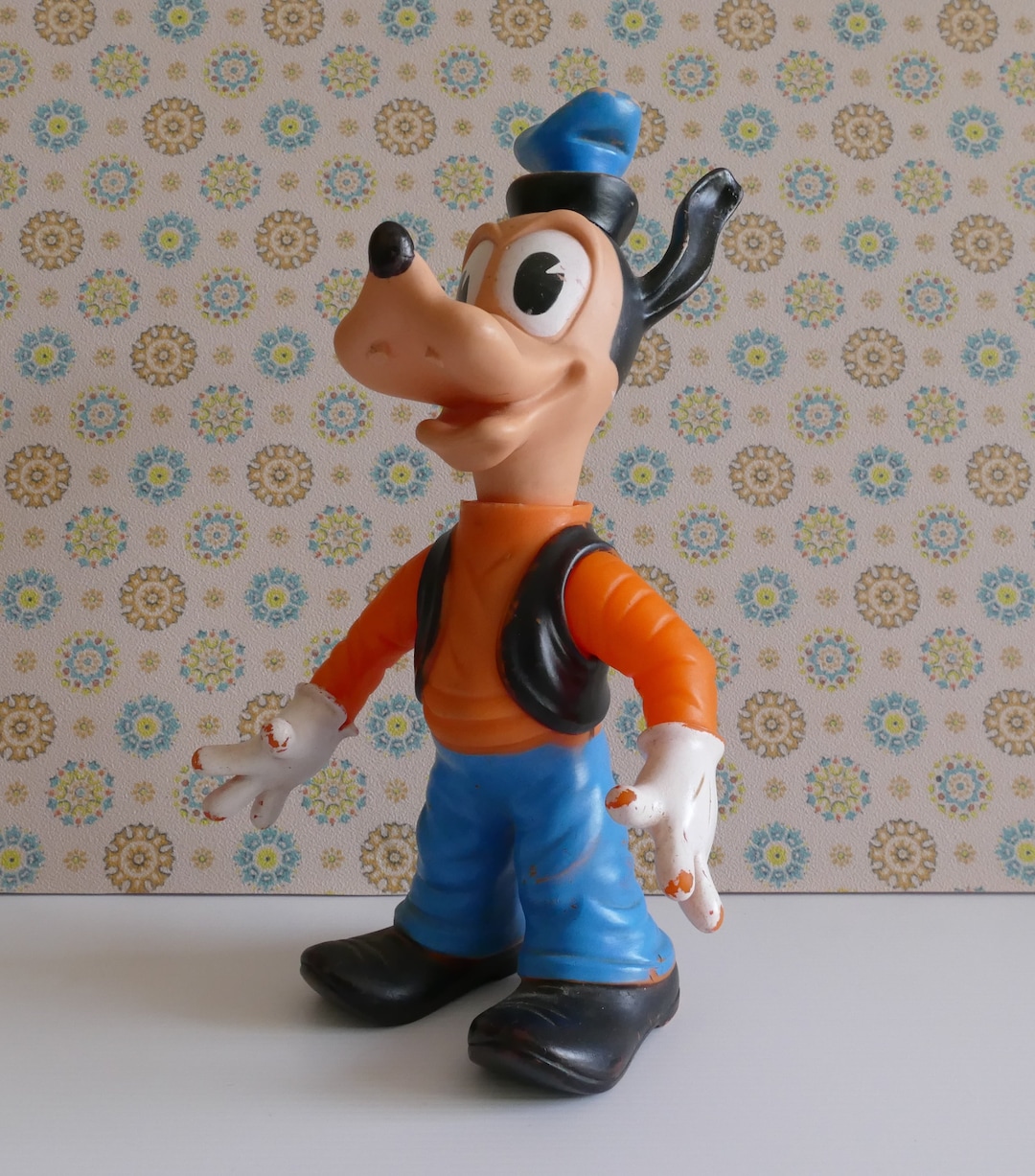 Vintage 1960's Ledraplastic Walt Disney Goofy Rubber Figurine - Etsy