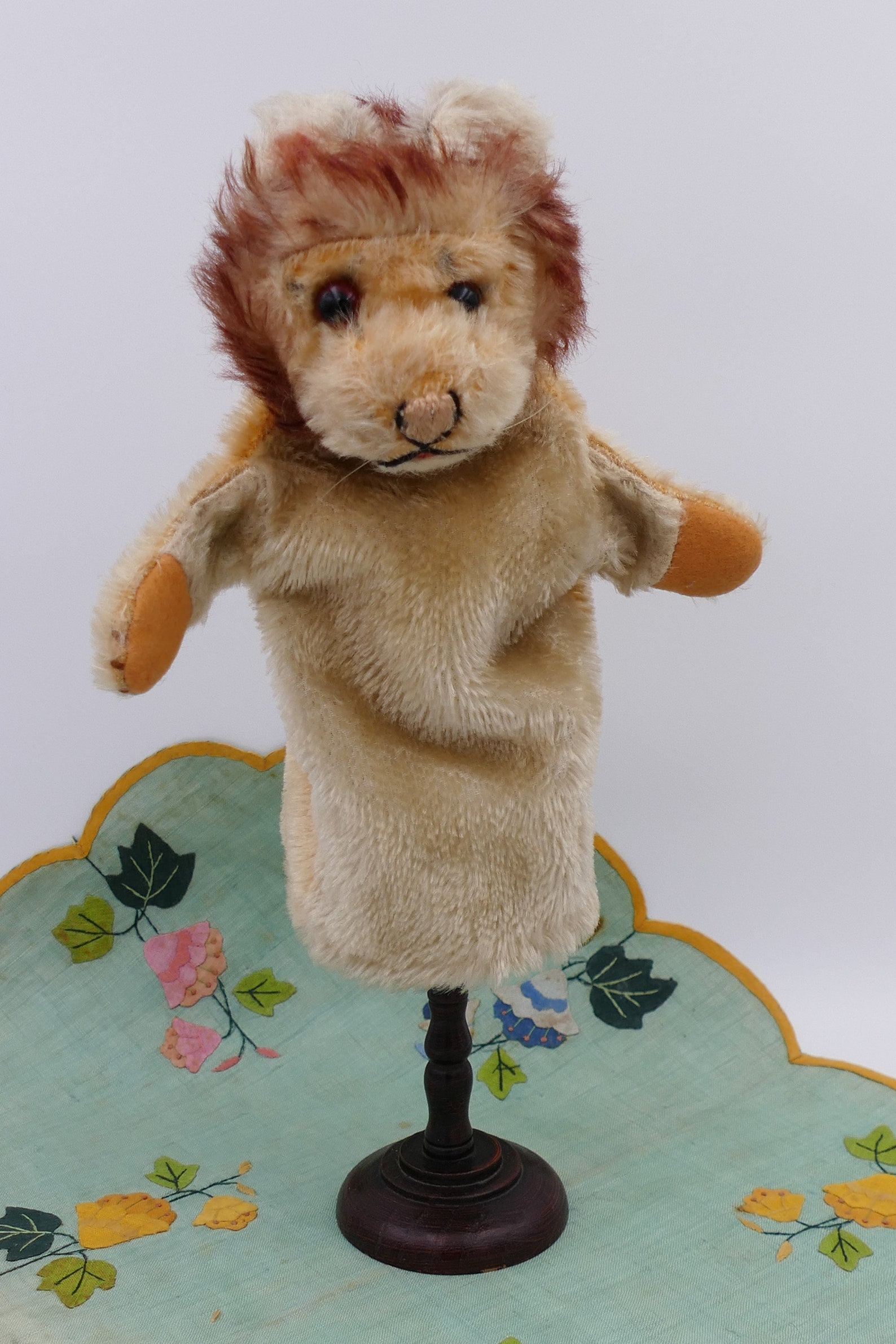 Vintage 1950's Mohair Lion Hand Glove Puppet - Etsy