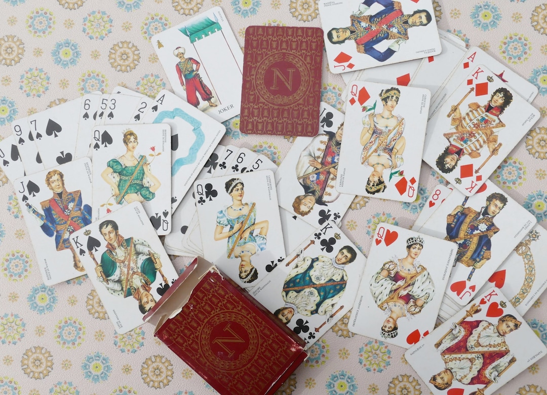 1970's Napoleon Card Game Original Box France - Etsy