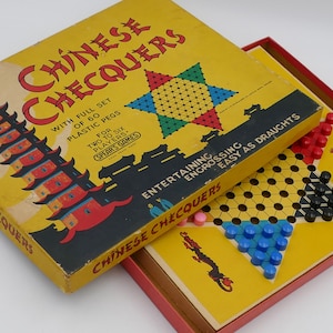 1960's Chinese Chequers Chinese Checkers Spear's Games England - Etsy