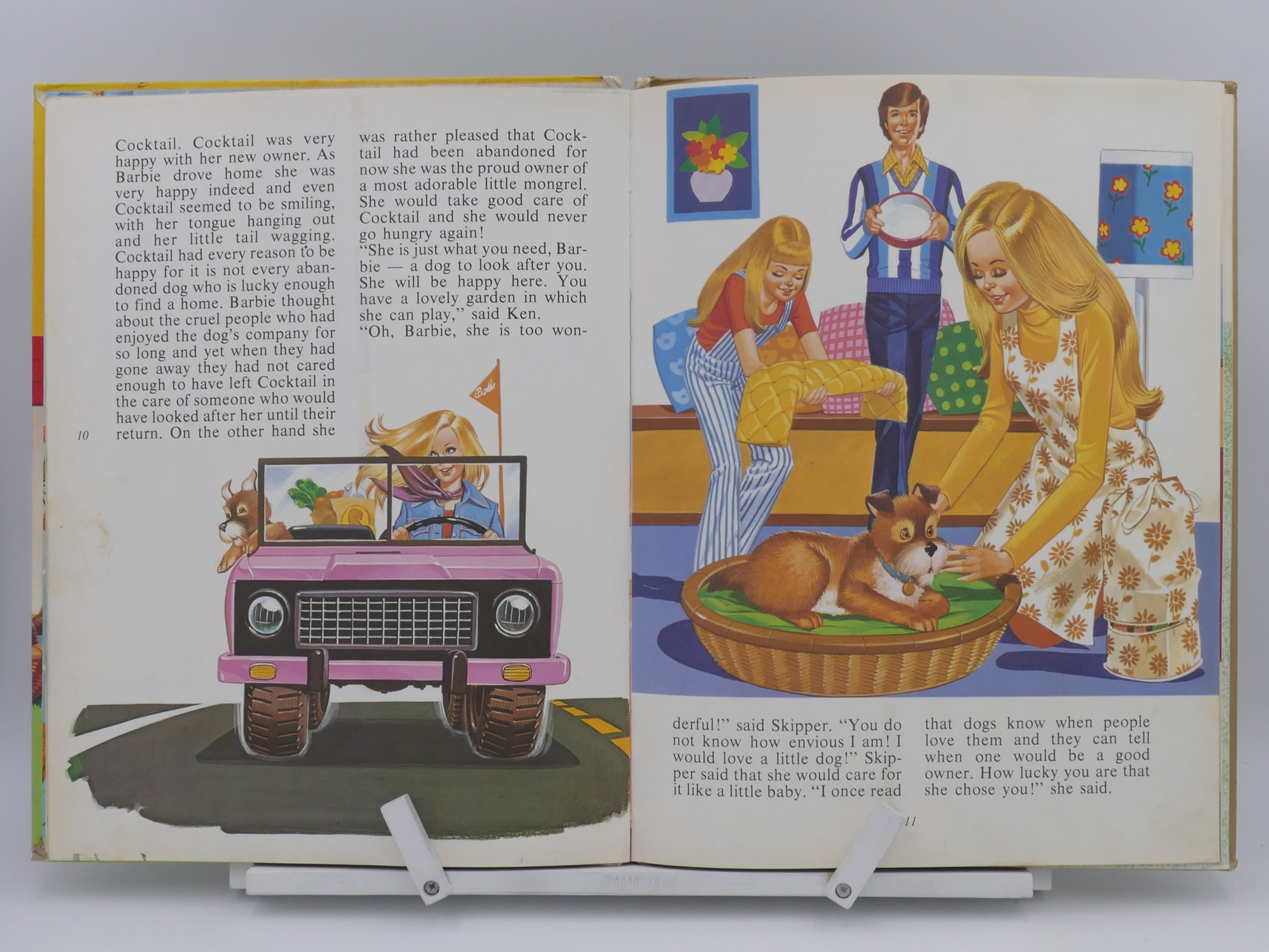 1976 Vintage Barbie Hardcover Picture Book 'barbie and Her Dog ...