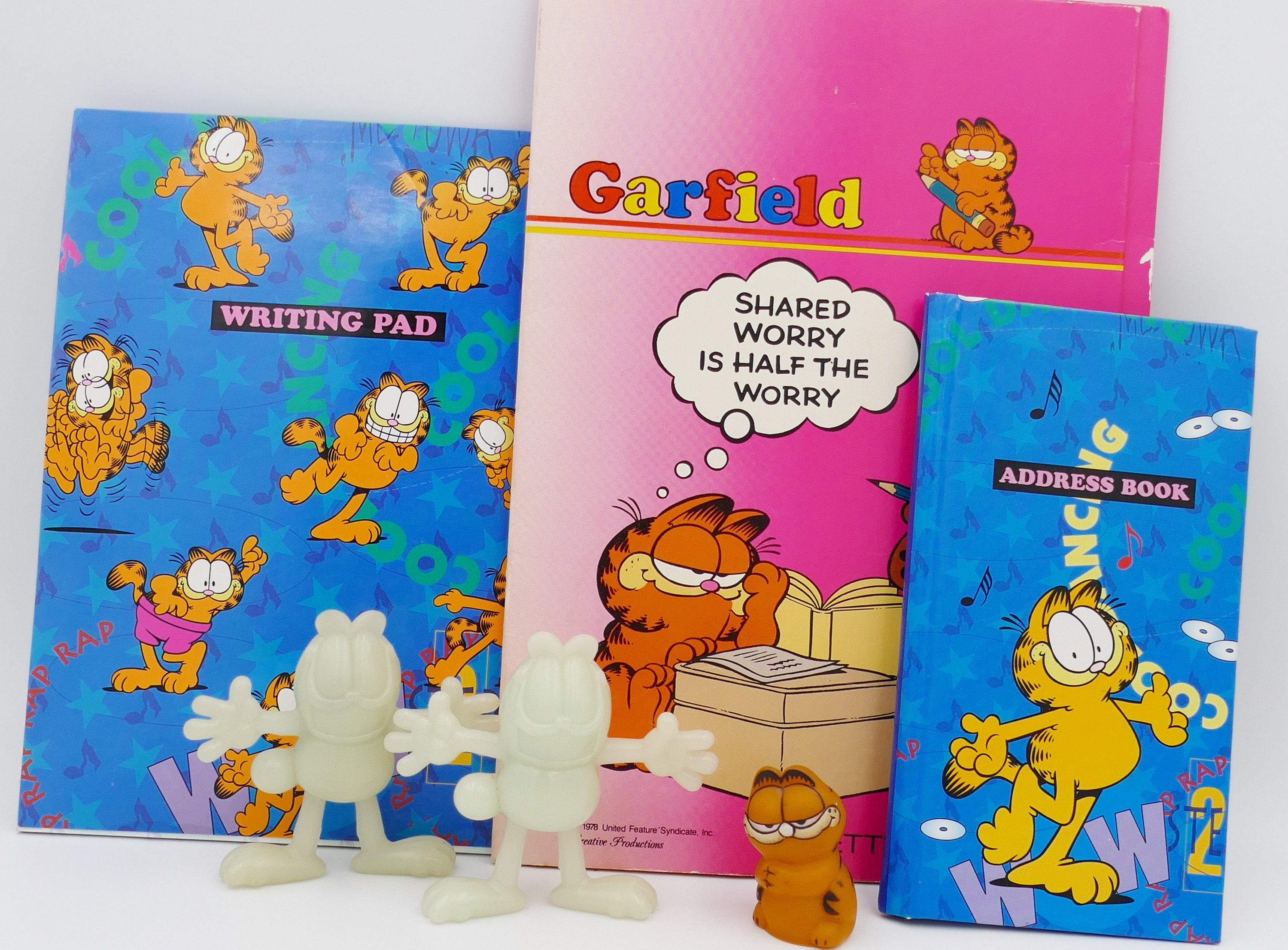 Garfield 1980's Novelty Toys Collectibles Stationary Pencil Topper - Etsy