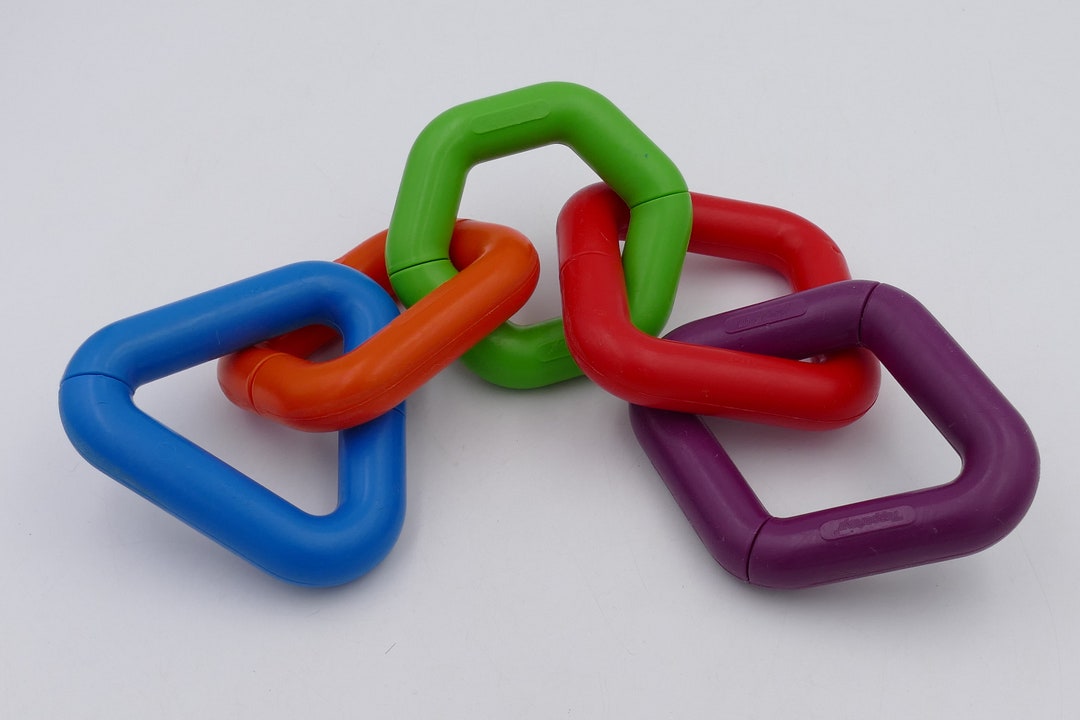 Vintage 1980's Tupperware Tuppertoys Link-a-lot Educational Toy - Etsy