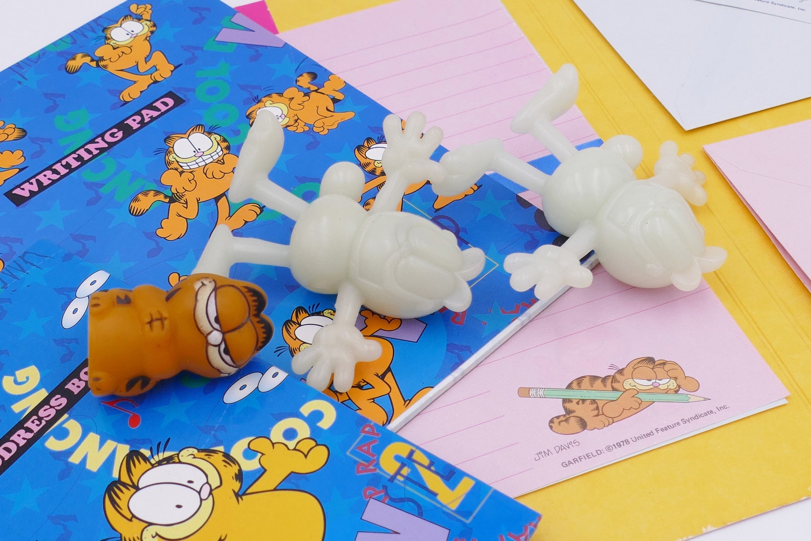 Garfield 1980's Novelty Toys Collectibles Stationary Pencil Topper - Etsy