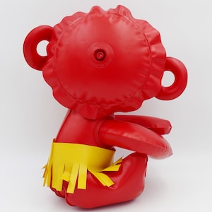 Vintage 1950's Japan RARE RED Winky Blinky Takara Dakko-chan Inflatable ...