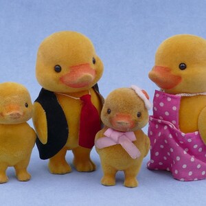 1980's Vintage Forest Families DUCK Dad Mom Boy Girl - Etsy
