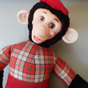 Rushton Zippy Type Rubber Face Monkey Chimp Soft Toy 1950's - Etsy