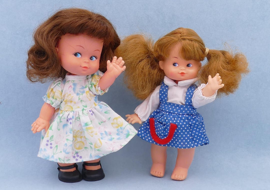 Pair of Cute 1980s Vintage Dolls - Etsy