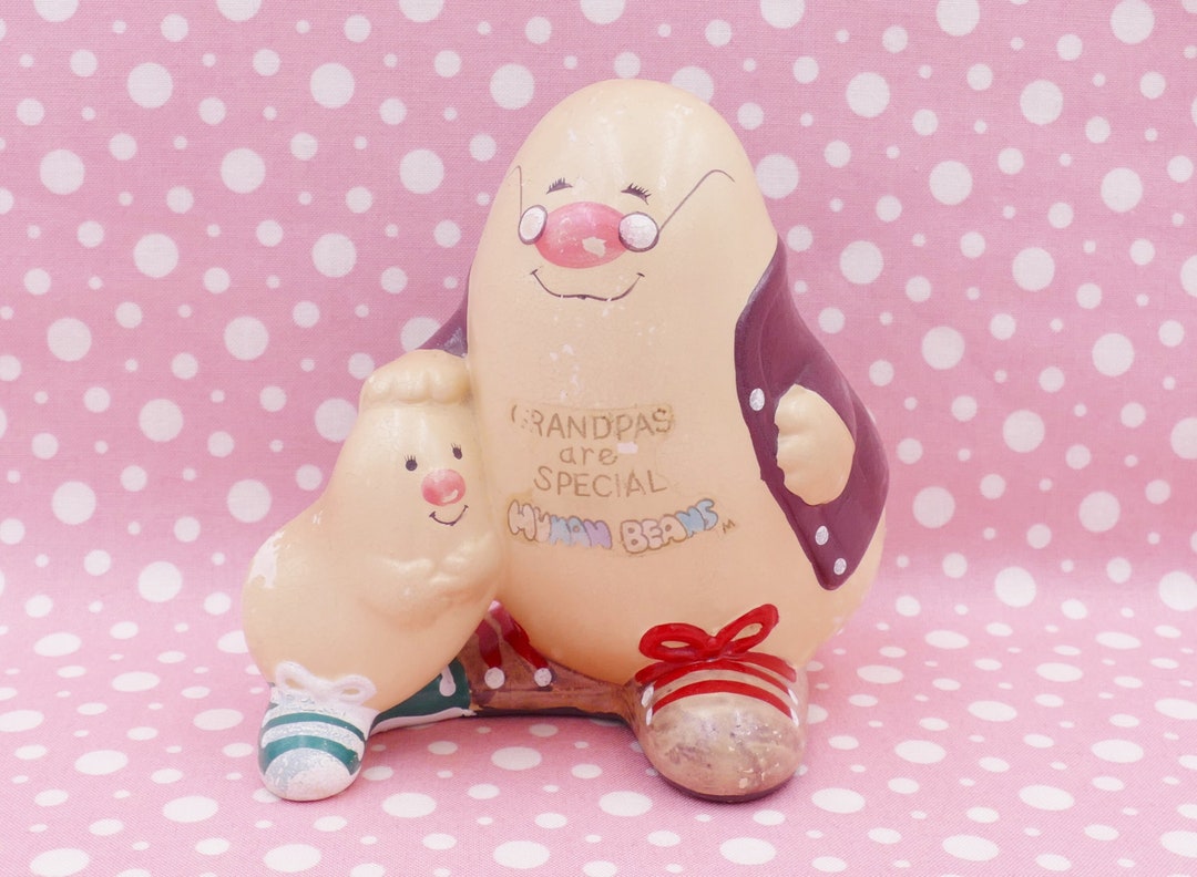 Vintage 1981 'grandpa's Are Special Human Beans' Ceramic Human Bean ...