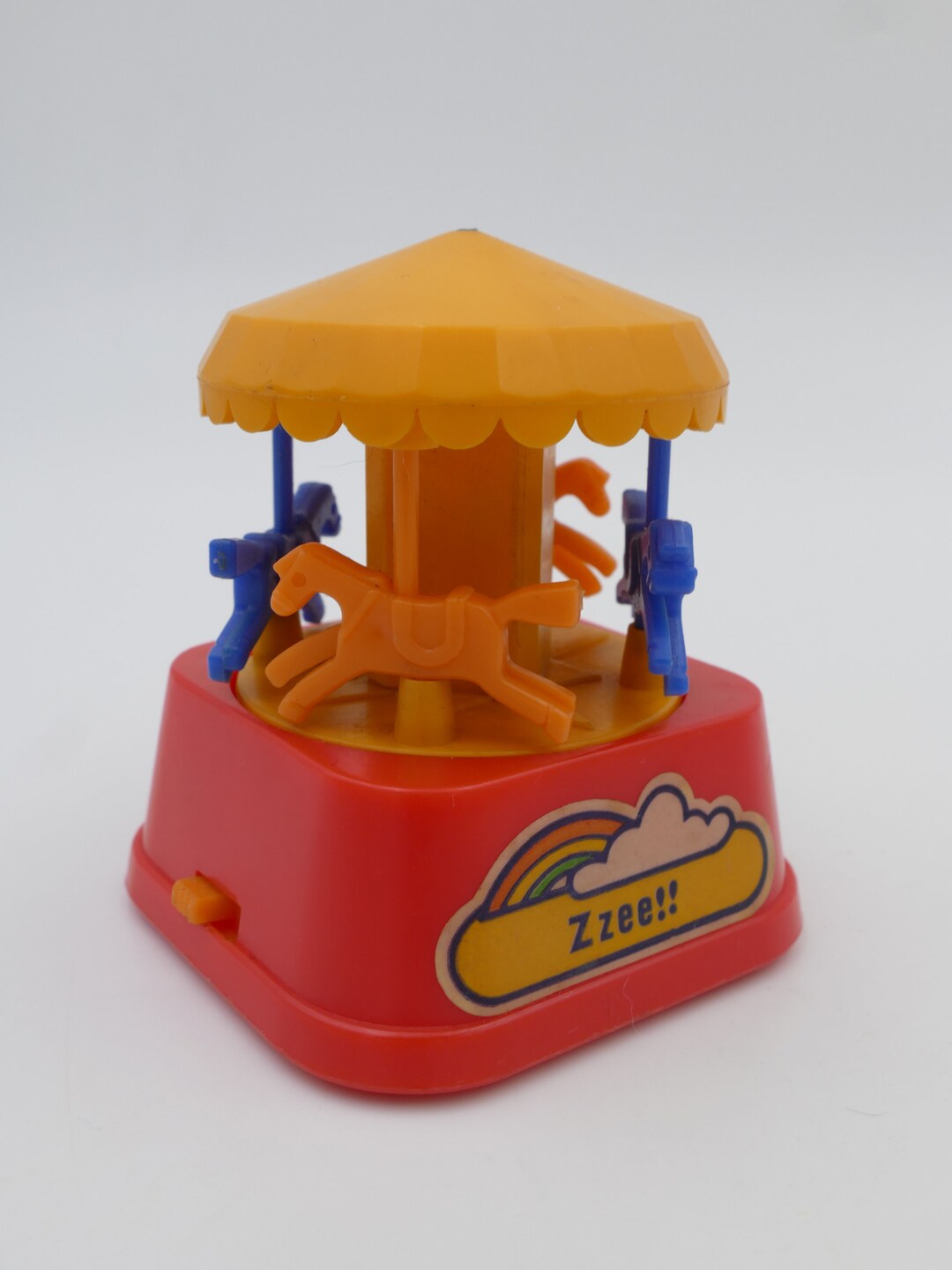 Wind-up 1980's Merry-go-round Toy Novelty Toy - Etsy