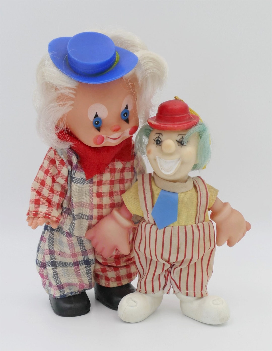 Vintage Clown Figurine Doll Toy Pair Hong Kong - Etsy