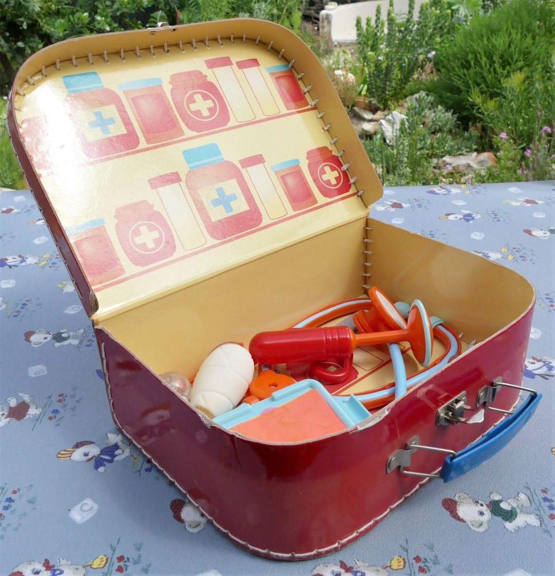 Vintage Doctor's Bag Playset Hospital Nurse First Aid - Etsy