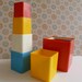 Vintage Baby Toddler Stacking Cup Cube Building Toy - Etsy