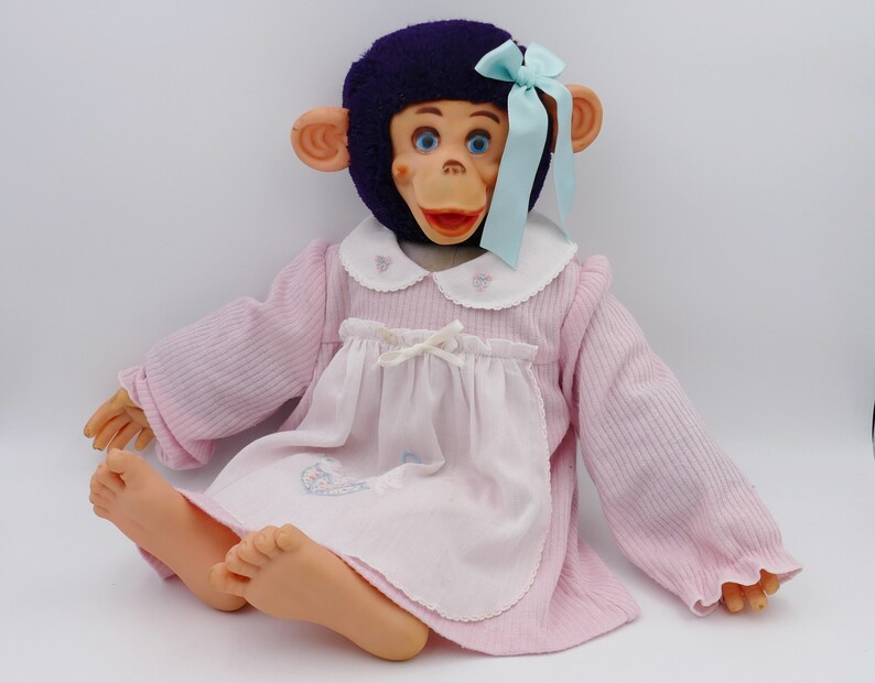 Rushton Zippy Type Rubber Face Monkey Chimp Soft Toy Large - Etsy