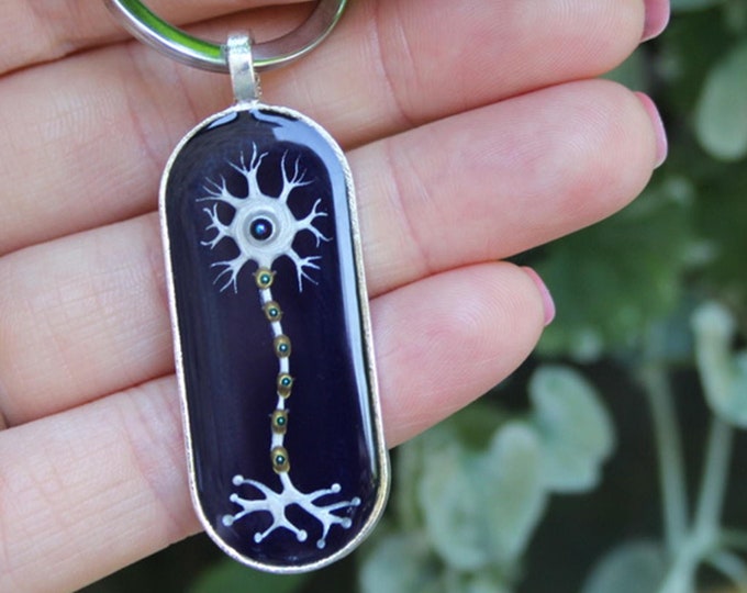 Plant Cell Key Chain Key Ring Cell Biology, Biology Gift, Key Chain ...