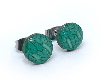 Chloroplast Earrings Plant Scientist, Science Jewelry, Science Gift ...