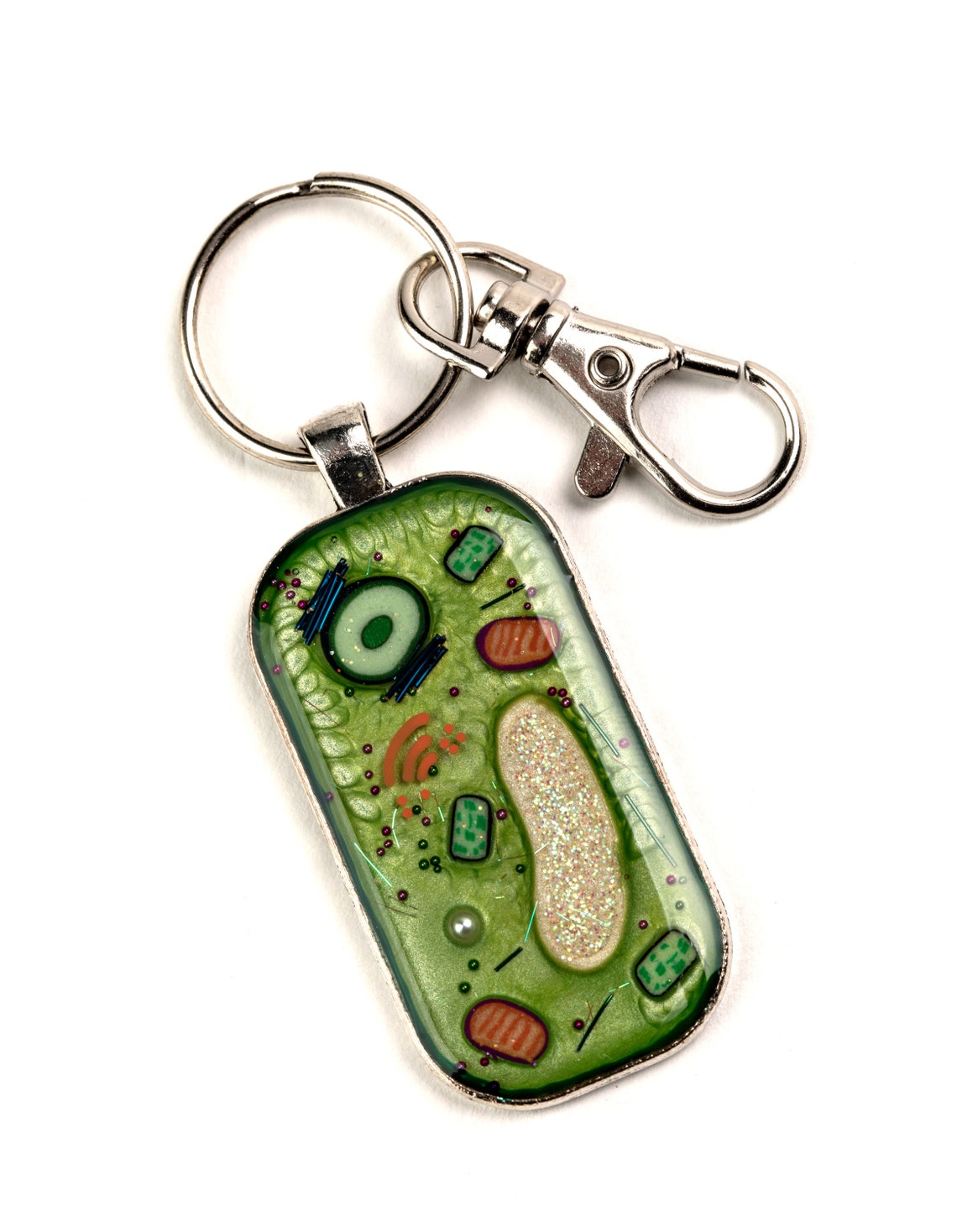 Plant Cell Key Chain Key Ring Cell Biology Biology Gift - Etsy