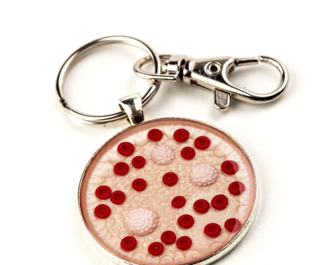 Blood Cell Key Chain Key Ring, Biology Gift, Science Art, Science Gift ...