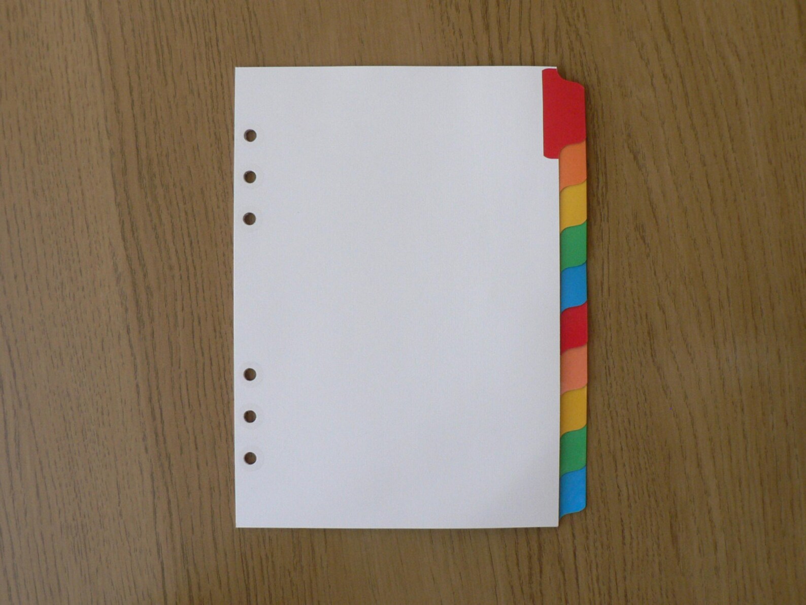 Filofax A5 Organiser Dividers With 10 Multicoloured Mylar Tabs - Etsy