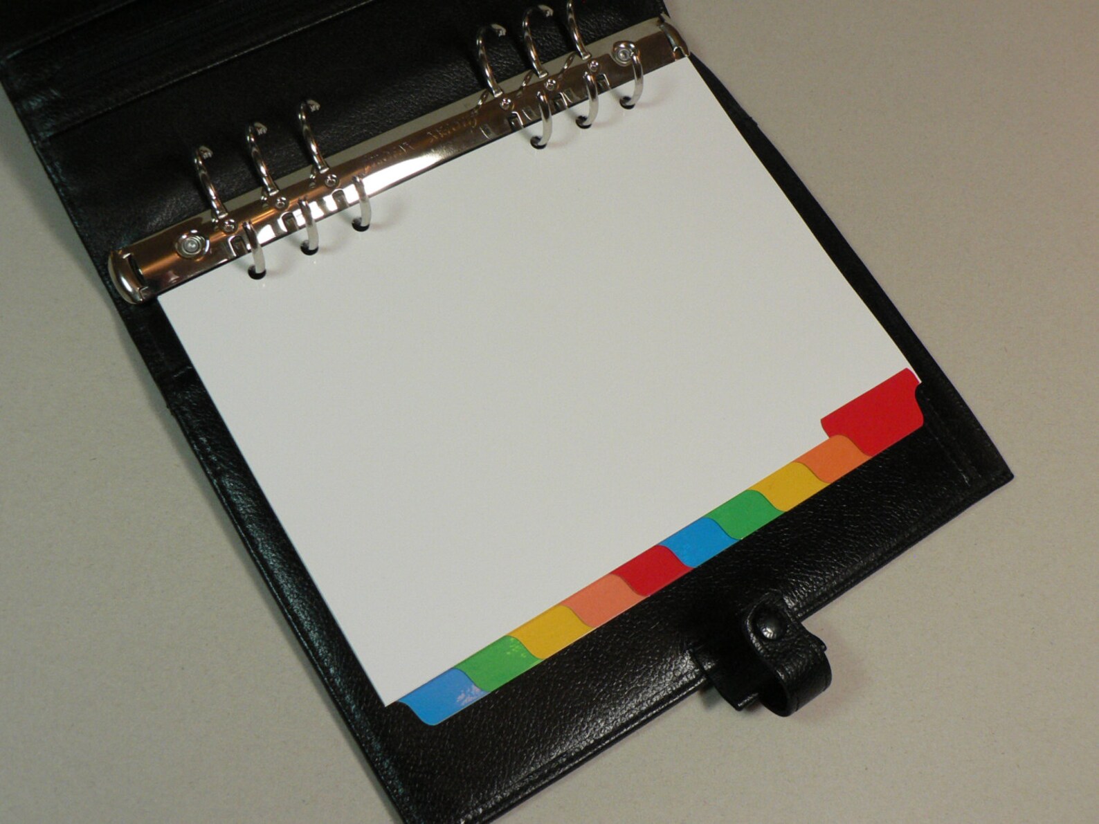 Filofax A5 Organiser Dividers With 10 Multicoloured Mylar Tabs - Etsy