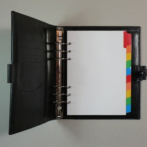 Filofax A5 Organiser Dividers With 10 Multicoloured Mylar Tabs - Etsy