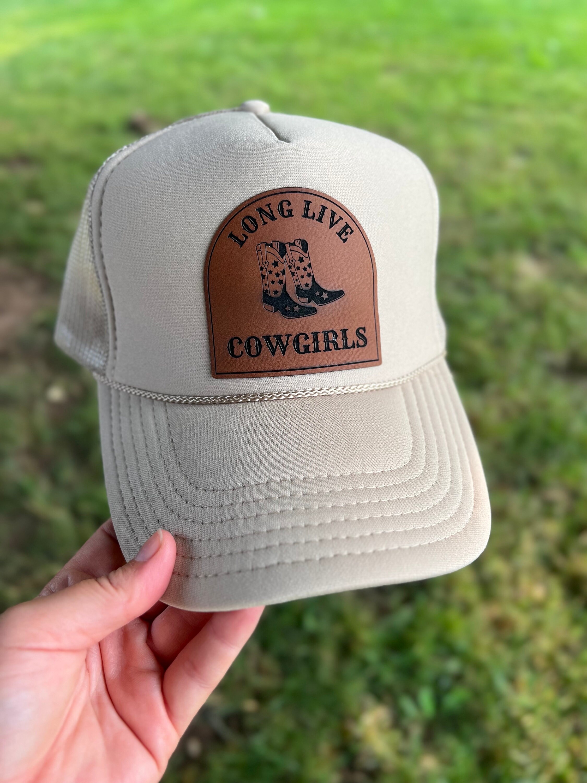 Long Live Cowgirls Hat Trendy Trucker Hat With Adjustable - Etsy
