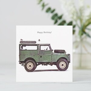 Land Rover Defender Universal Greetings Card Chocolate - Etsy