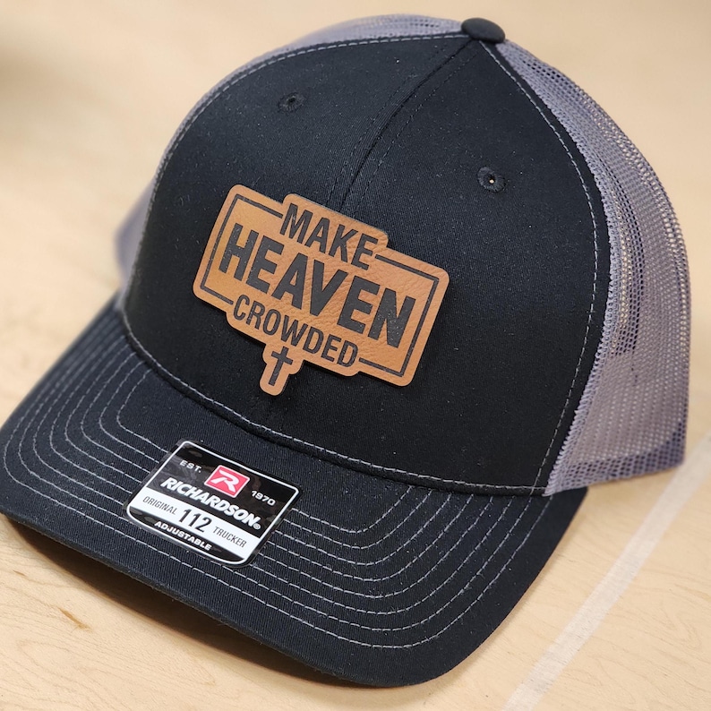 Make Heaven Crowded, Casual Mesh Hat, Baptism Present, Trendy Youth Cap ...