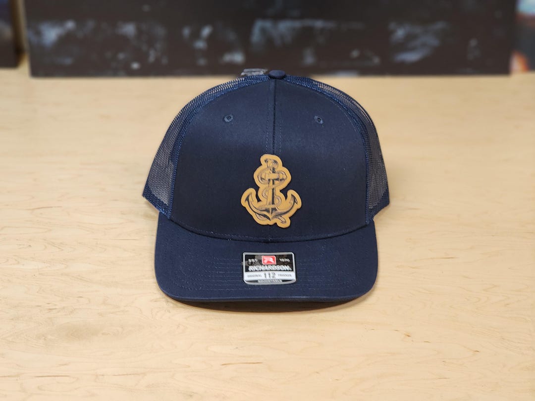 Nautical Anchor Cap, Mesh Back Baseball Hat, Summer Vacation, for Beach ...