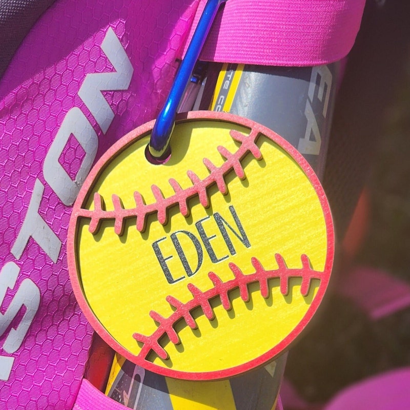 Softball Tags - Etsy