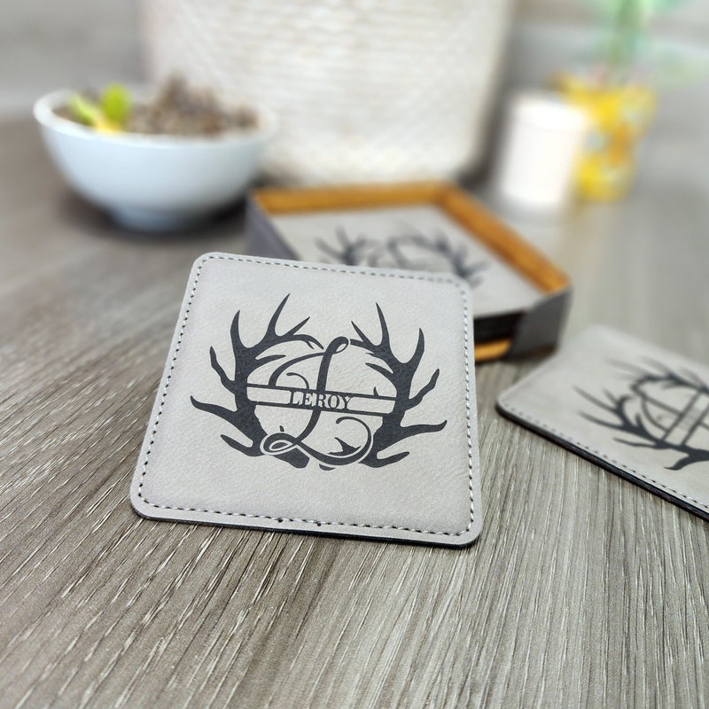 Antler Monogram - Etsy