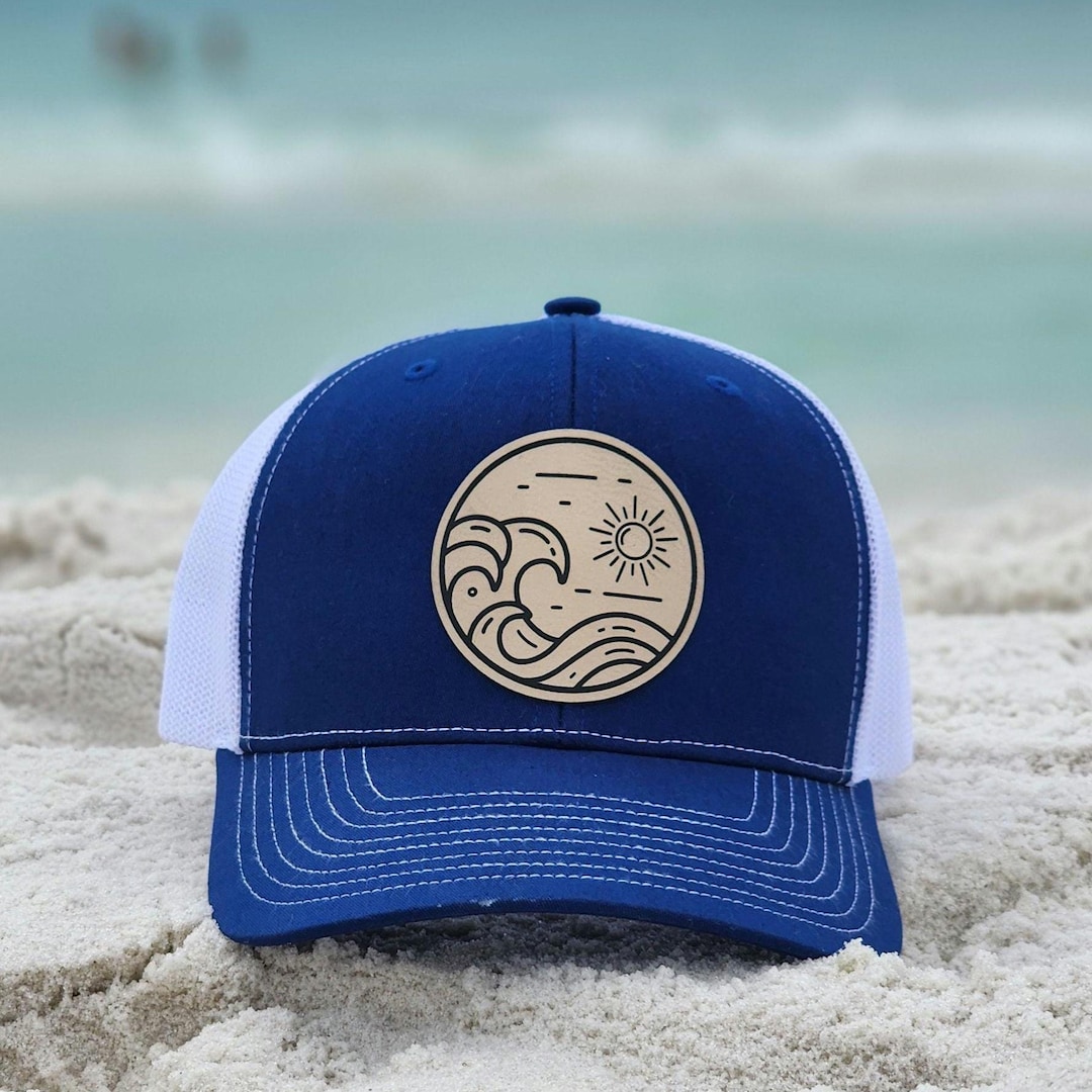 Ocean Design Cap, Richardson Branded Hat, Stylish Christmas Present ...