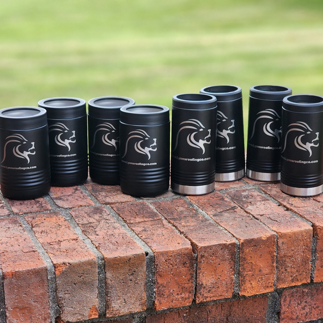 Bulk Business Logo Can Cooler Koozie - Available in Standard & Skinny ...