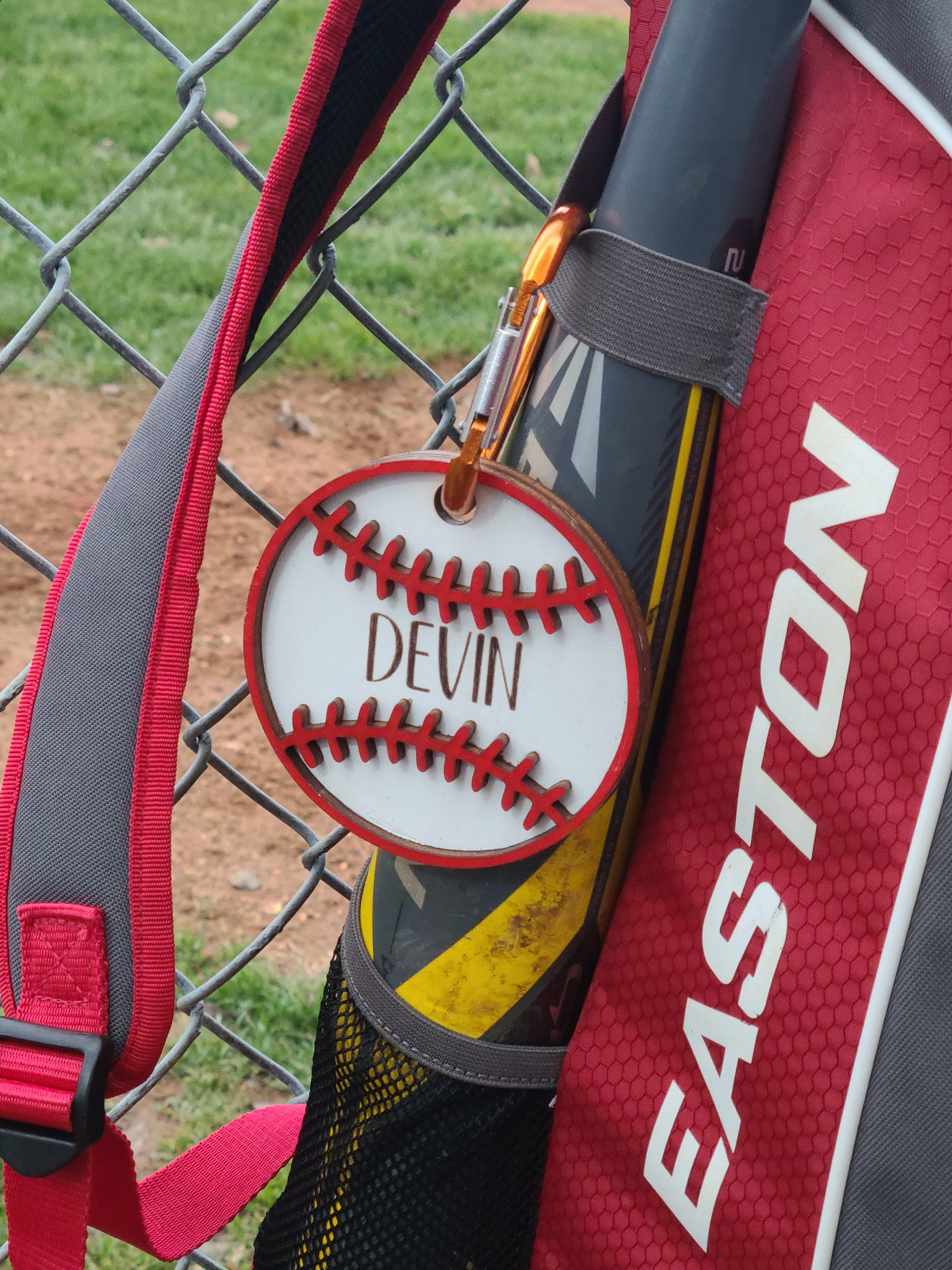 Custom Engraved Baseball Tag - Back to School - Baseball Season ...